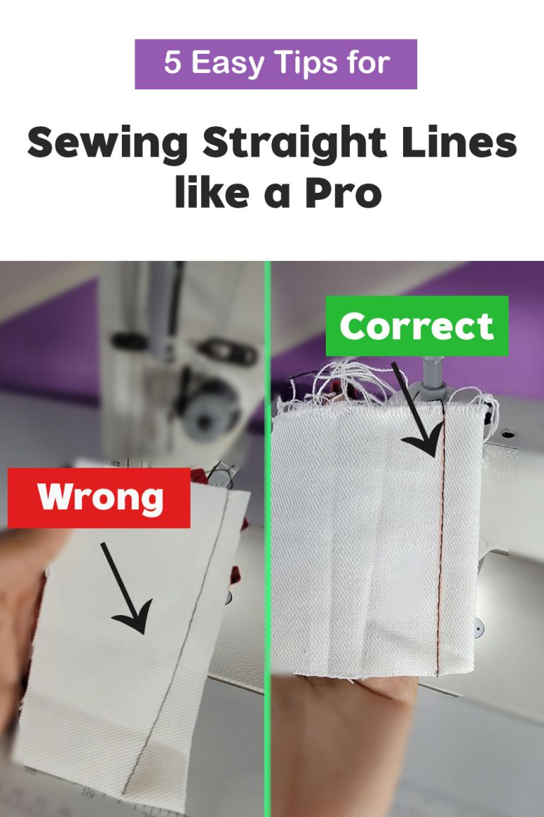 5 Easy Tips for Sewing Straight Lines like a Pro on your Sewing Machine ...